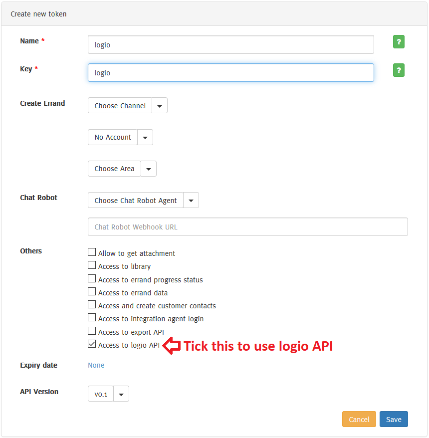 Cention Logio login Logout API API Documentation
